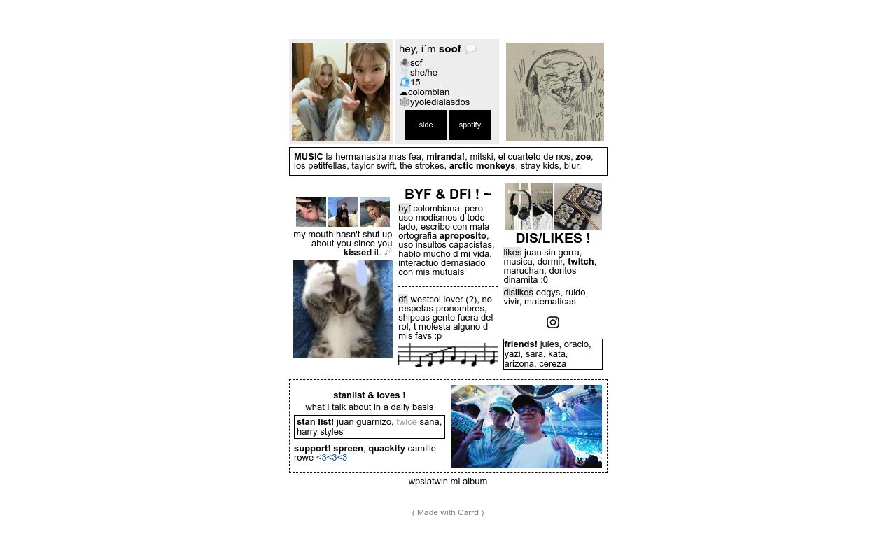sof´s carrd